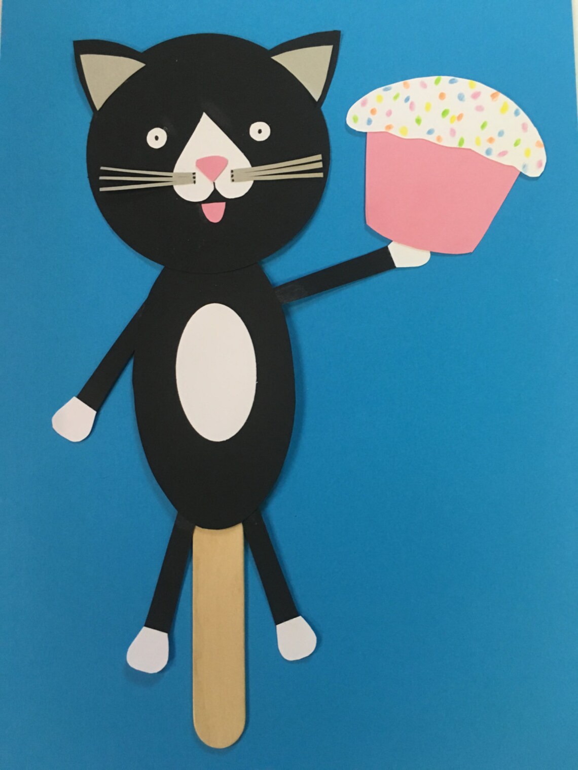 If You Give A Cat A Cupcake Kids Craft | Etsy