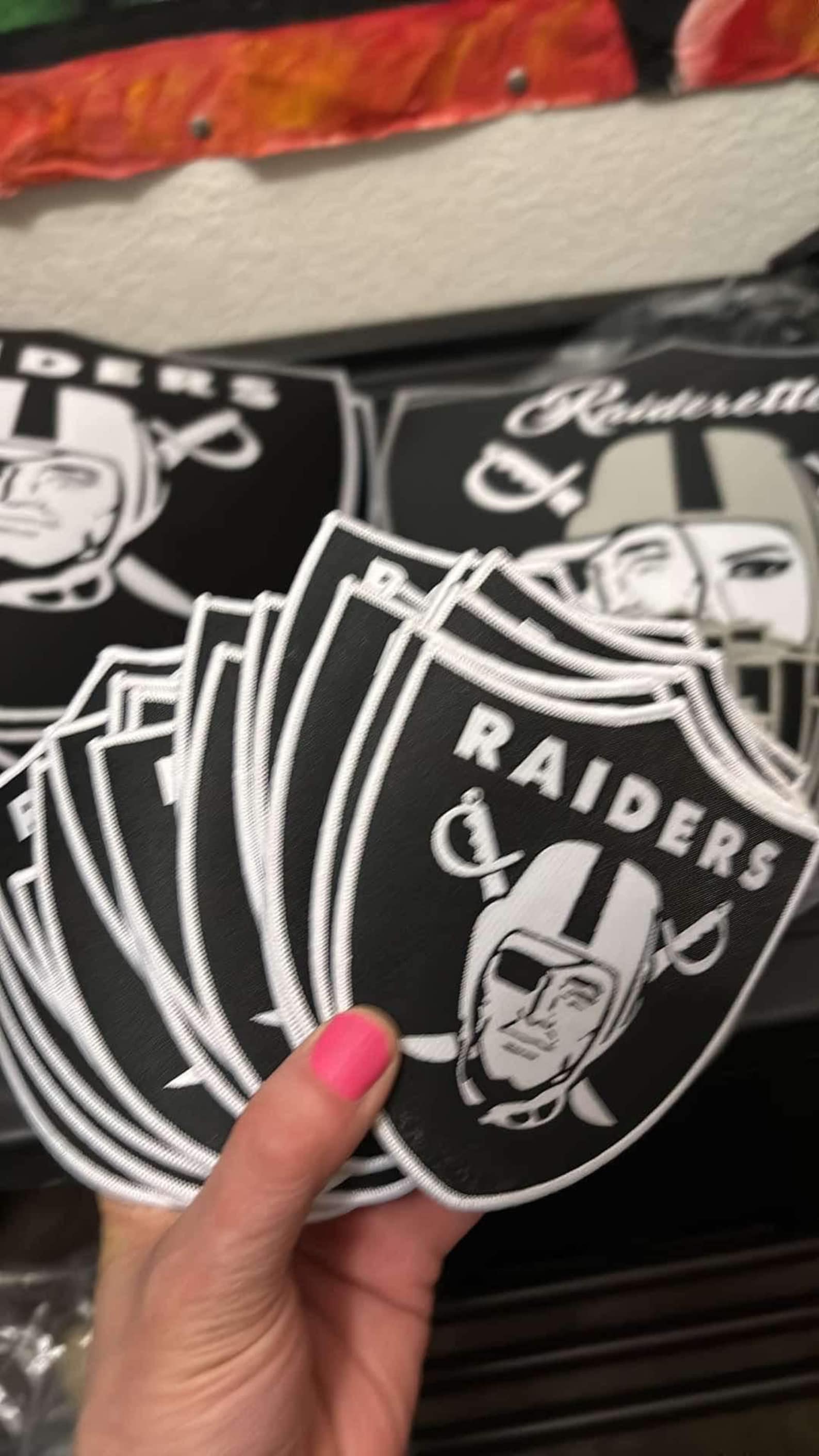 Raider and Raiderette Patches 4 Inch and 12 Inch Patches - Etsy