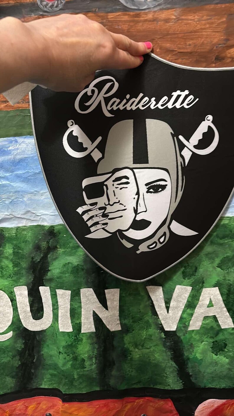 Raider and Raiderette Patches 4 Inch and 12 Inch Patches - Etsy