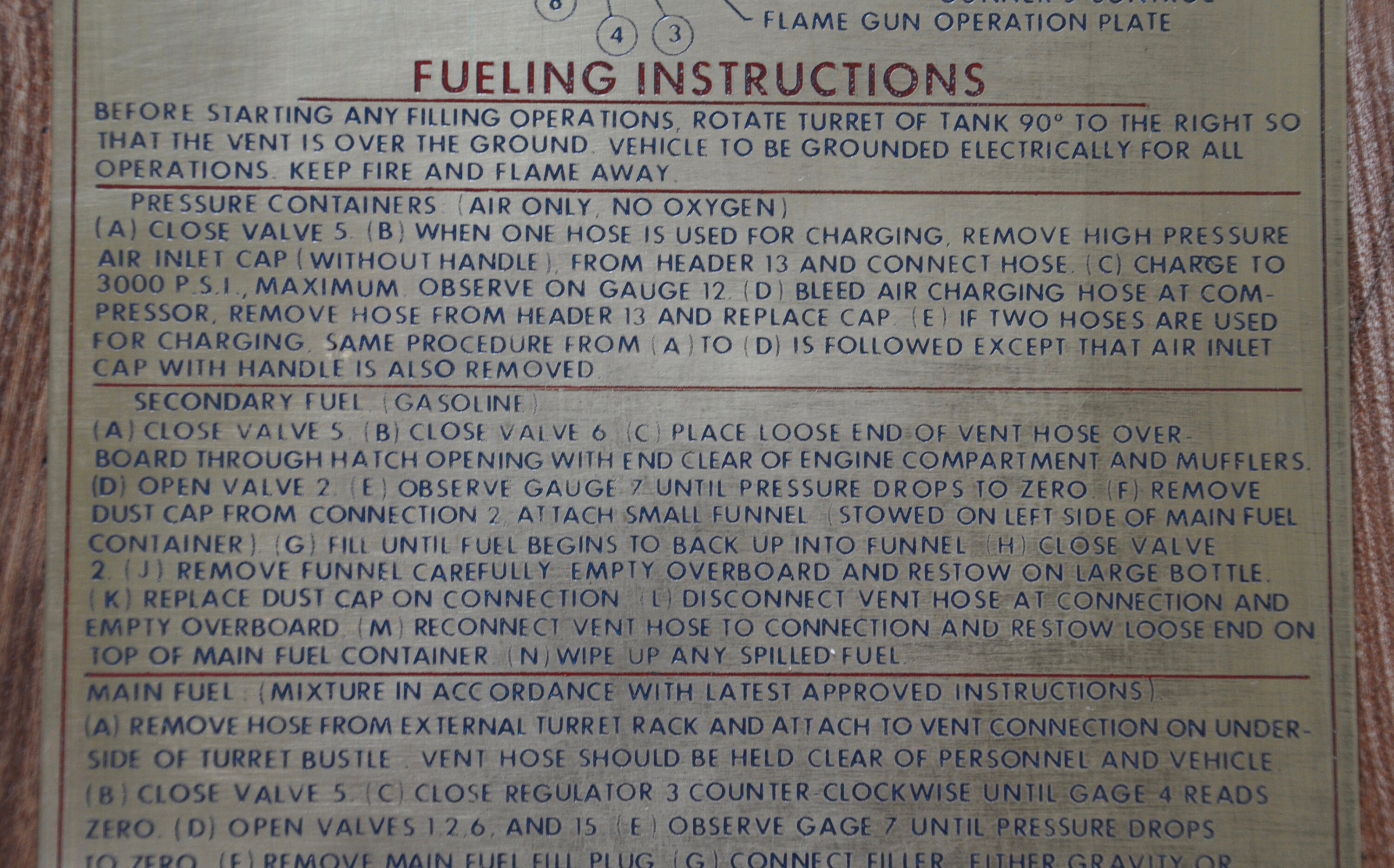 USMC M67 zippo Vietnam War Tank Instruction Plate - Etsy