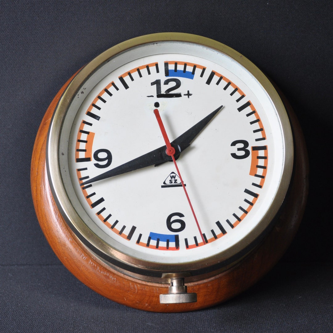 WSZ Polish Ships Clock 1985 - Etsy