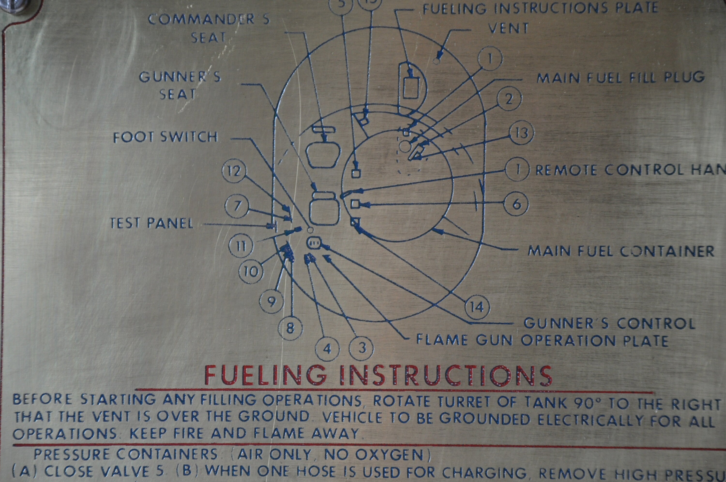 USMC M67 zippo Vietnam War Tank Instruction Plate - Etsy