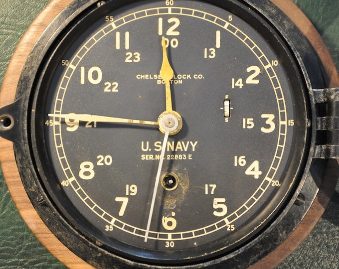 WW2 December 1942 US Navy Chelsea Deck Clock - Etsy