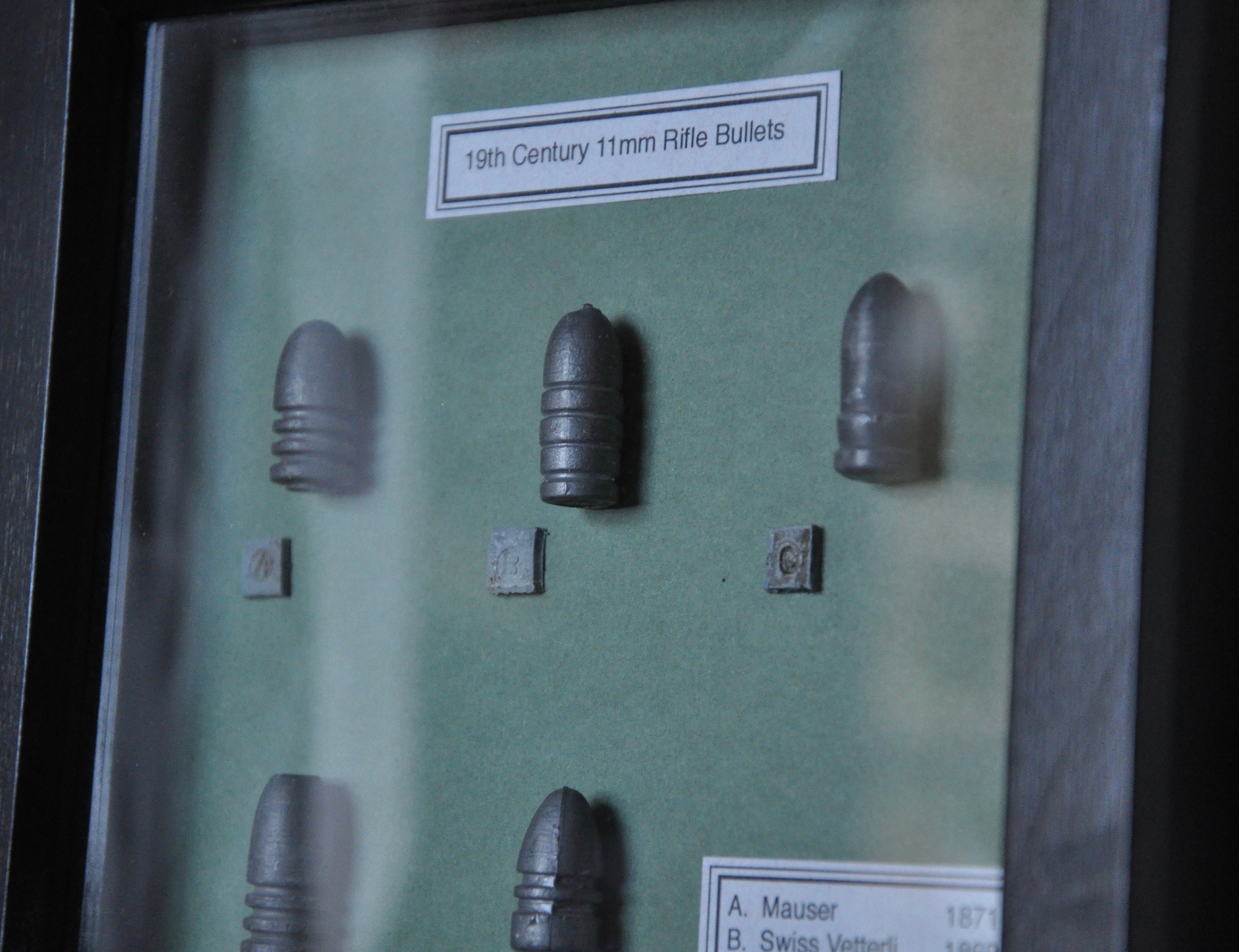 19th Century 11mm Rifle Cast Lead Bullets in Display Frame | Etsy