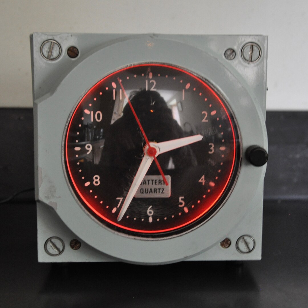 Royal Navy Ships Illuminated Quartz Console Clock With Daylight Sensor ...