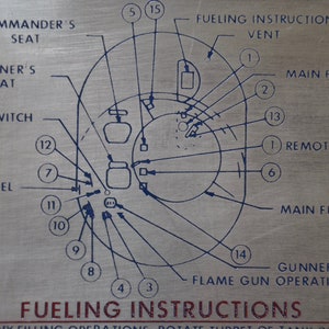 USMC M67 zippo Vietnam War Tank Instruction Plate - Etsy