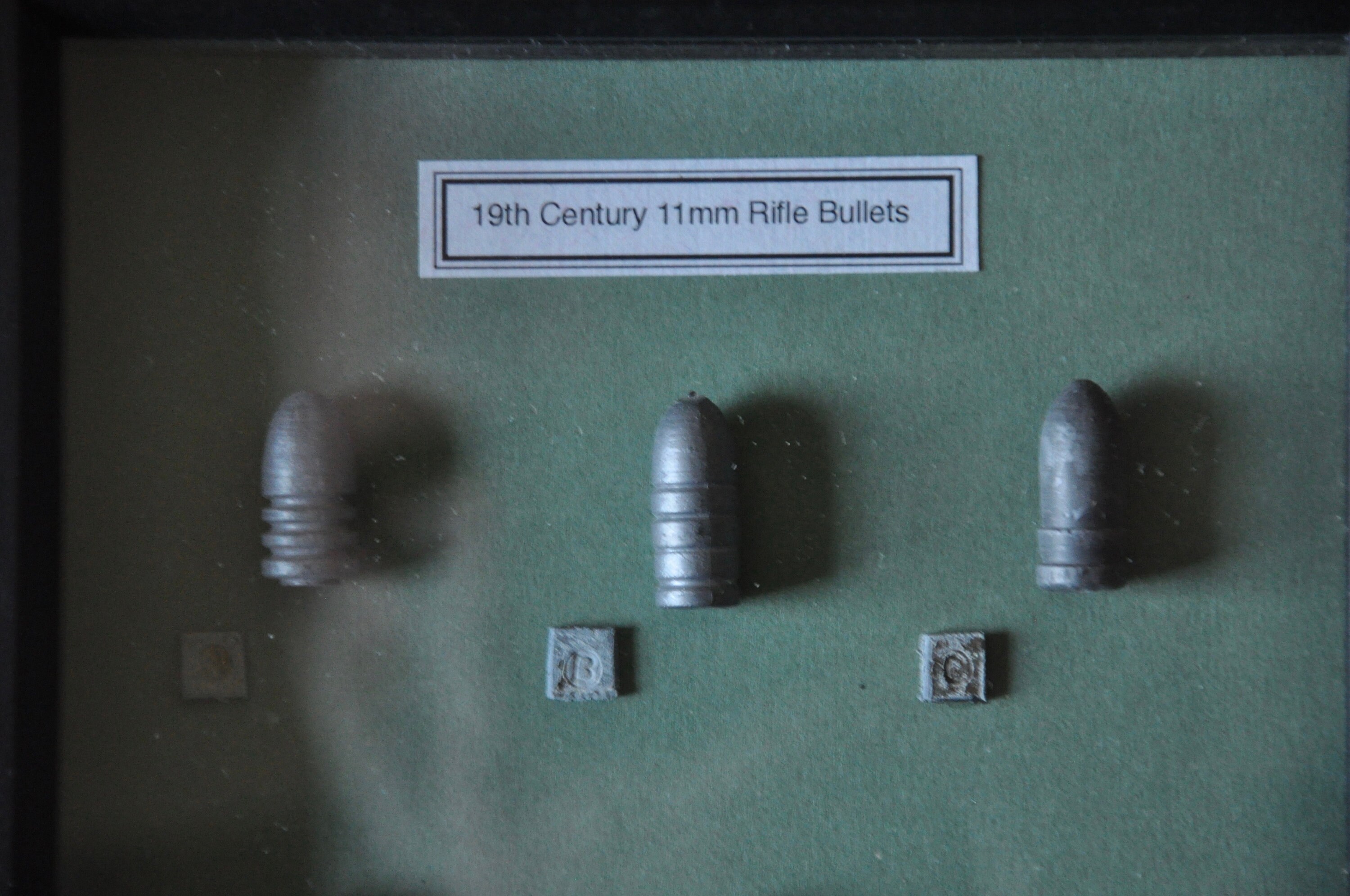 19th Century 11mm Rifle Cast Lead Bullets in Display Frame | Etsy