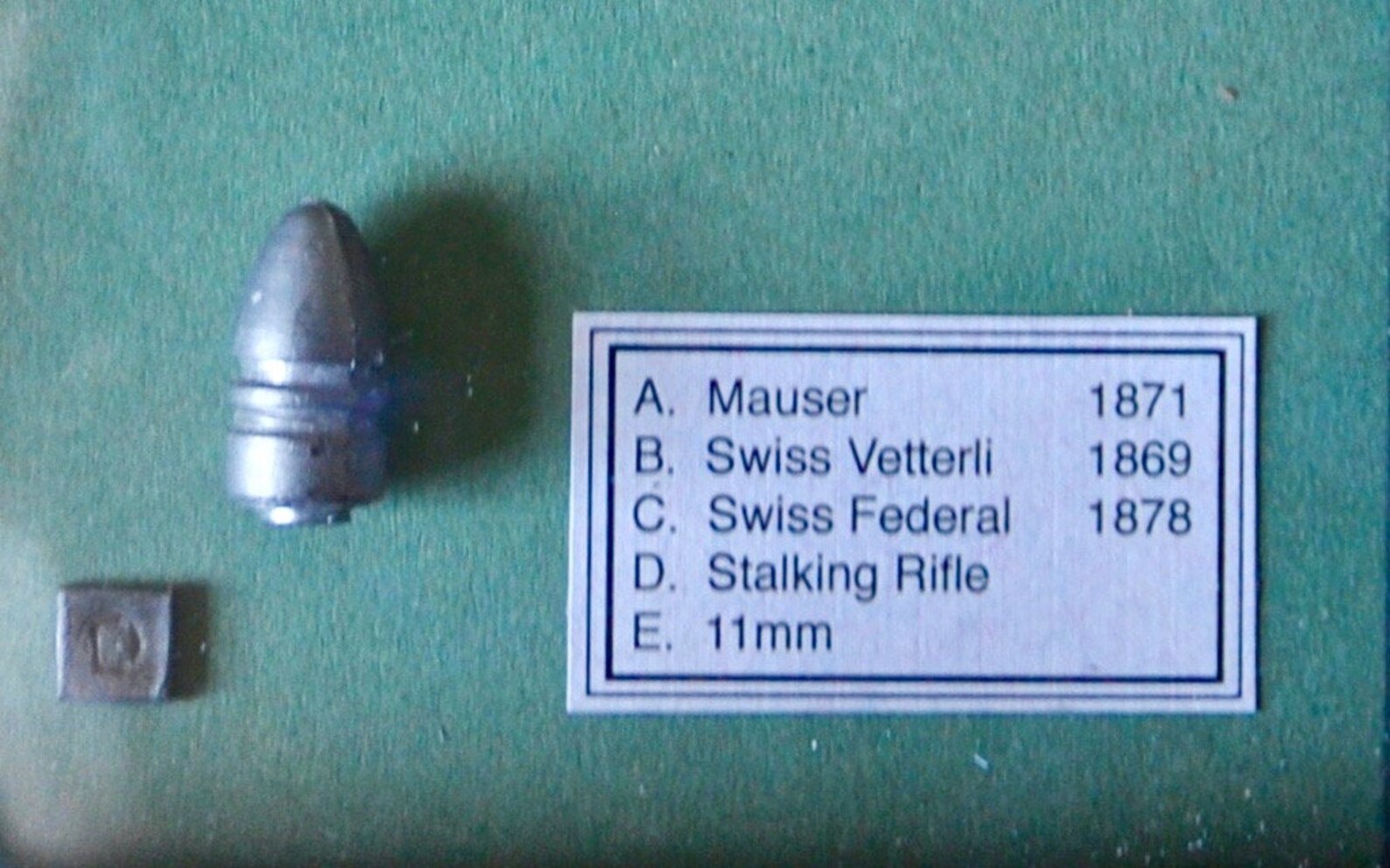 19th Century 11mm Rifle Cast Lead Bullets in Display Frame - Etsy