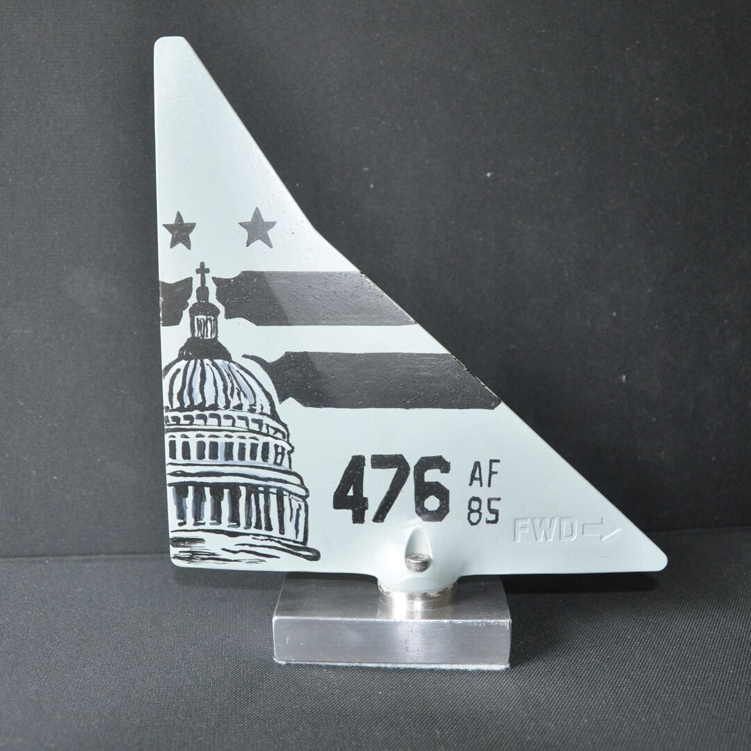 Sidewinder Missile Fin F16 ANG Tail Art Washington DC Air National ...
