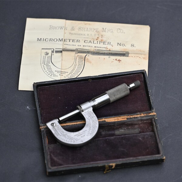 Antique Micrometer - Etsy