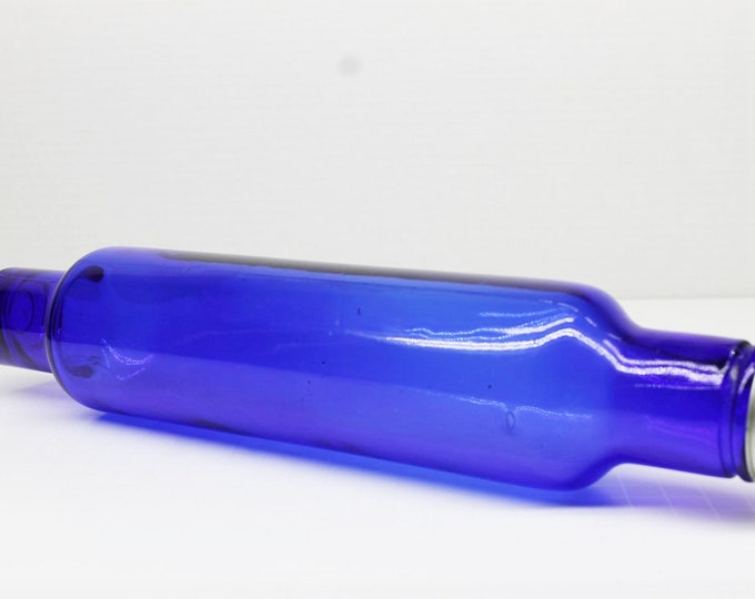 Cobalt Blue Glass Rolling Pin - Etsy