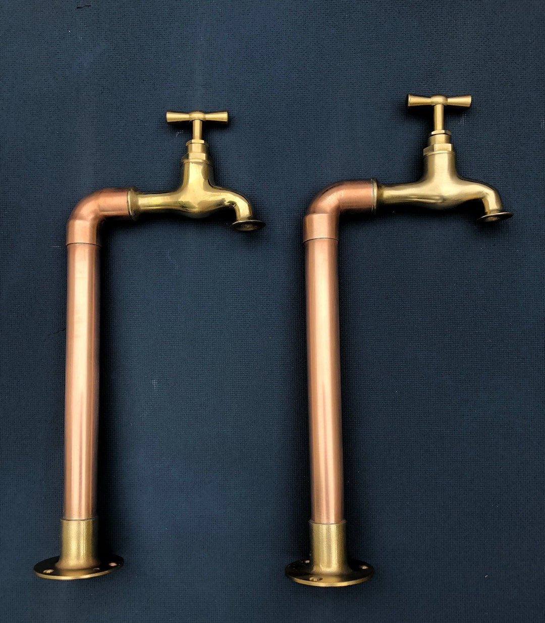 Copper and Brass Pillar Tap - Etsy