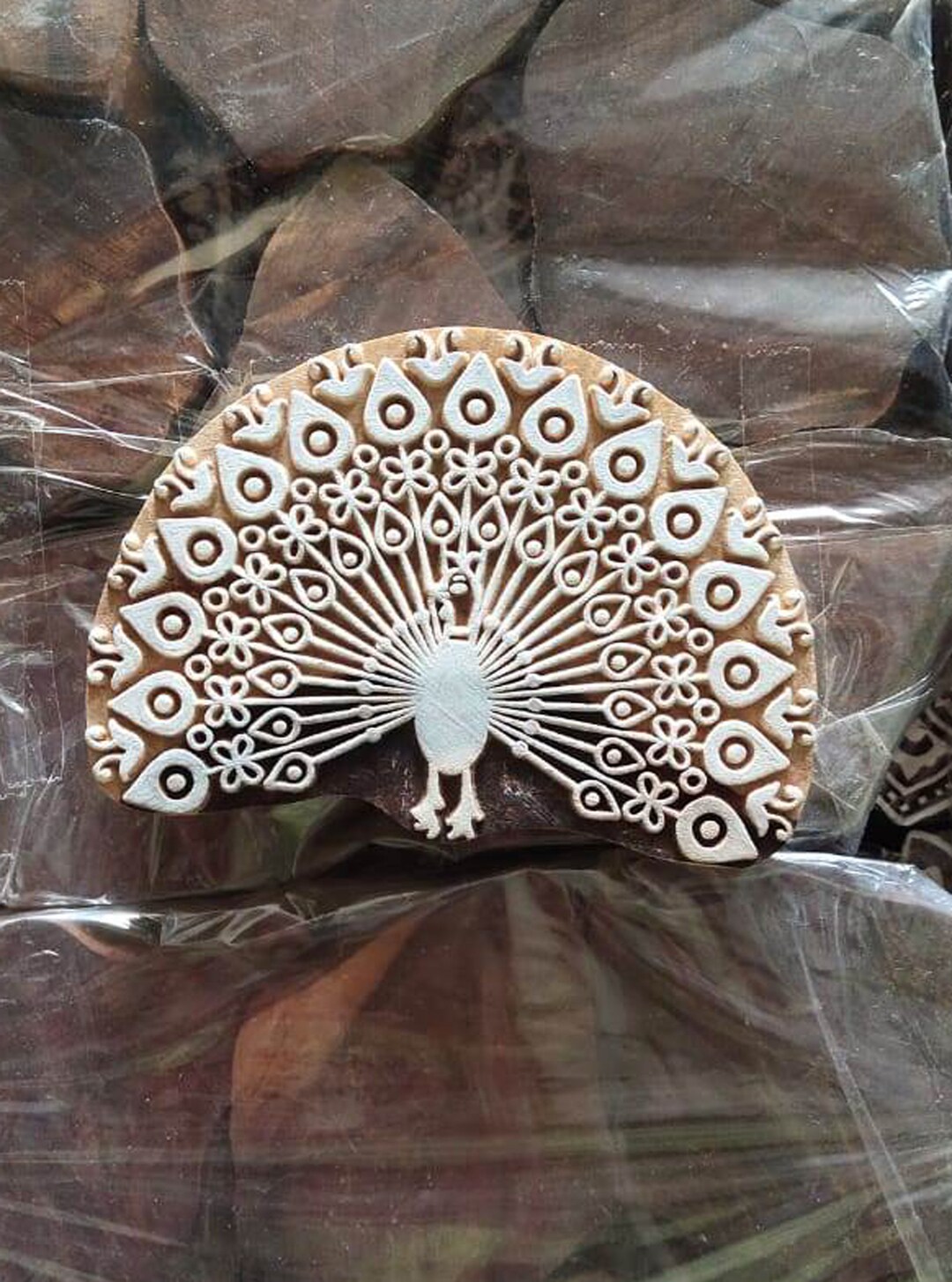 Beautiful Bird Wood Block Stamp Printing Hand Carved Indian Wood ...