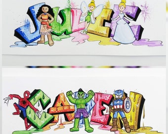 Princess Name Sign Nursery Decor Personalized Wood Sign - Etsy