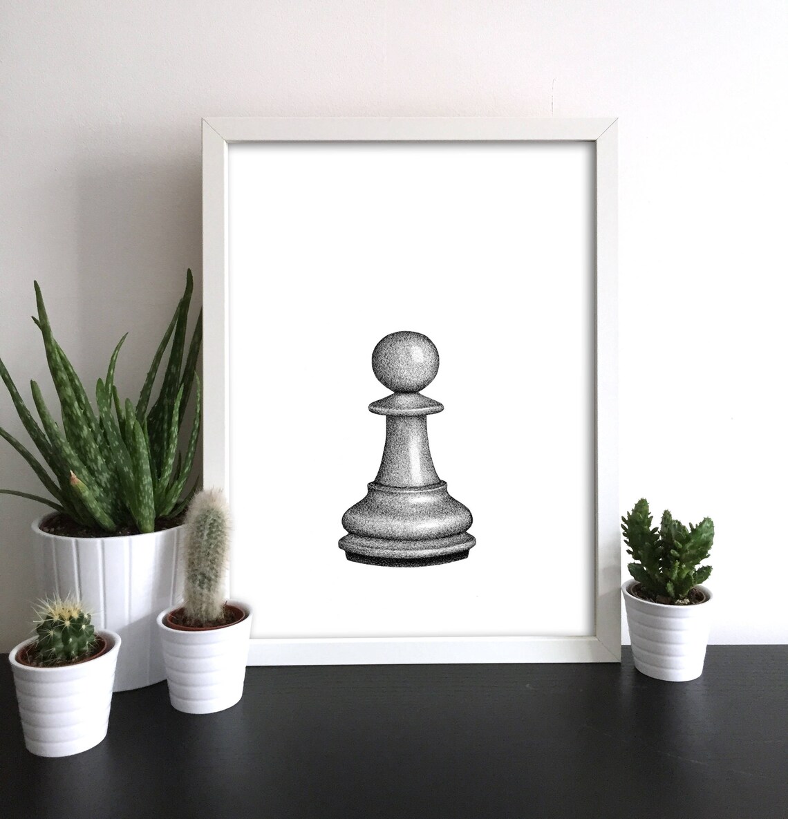Chess Piece Pawn Print Wall Art Gift Boardgames Idea Home - Etsy