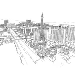 Las Vegas LV Nevada Strip Print Las Vegas Wall Art Las Vegas - Etsy