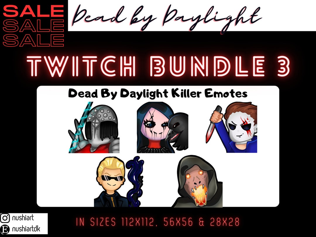 Killer Bundle 3! | DBD Emotes | the Knight | the Artist | the Shape ...