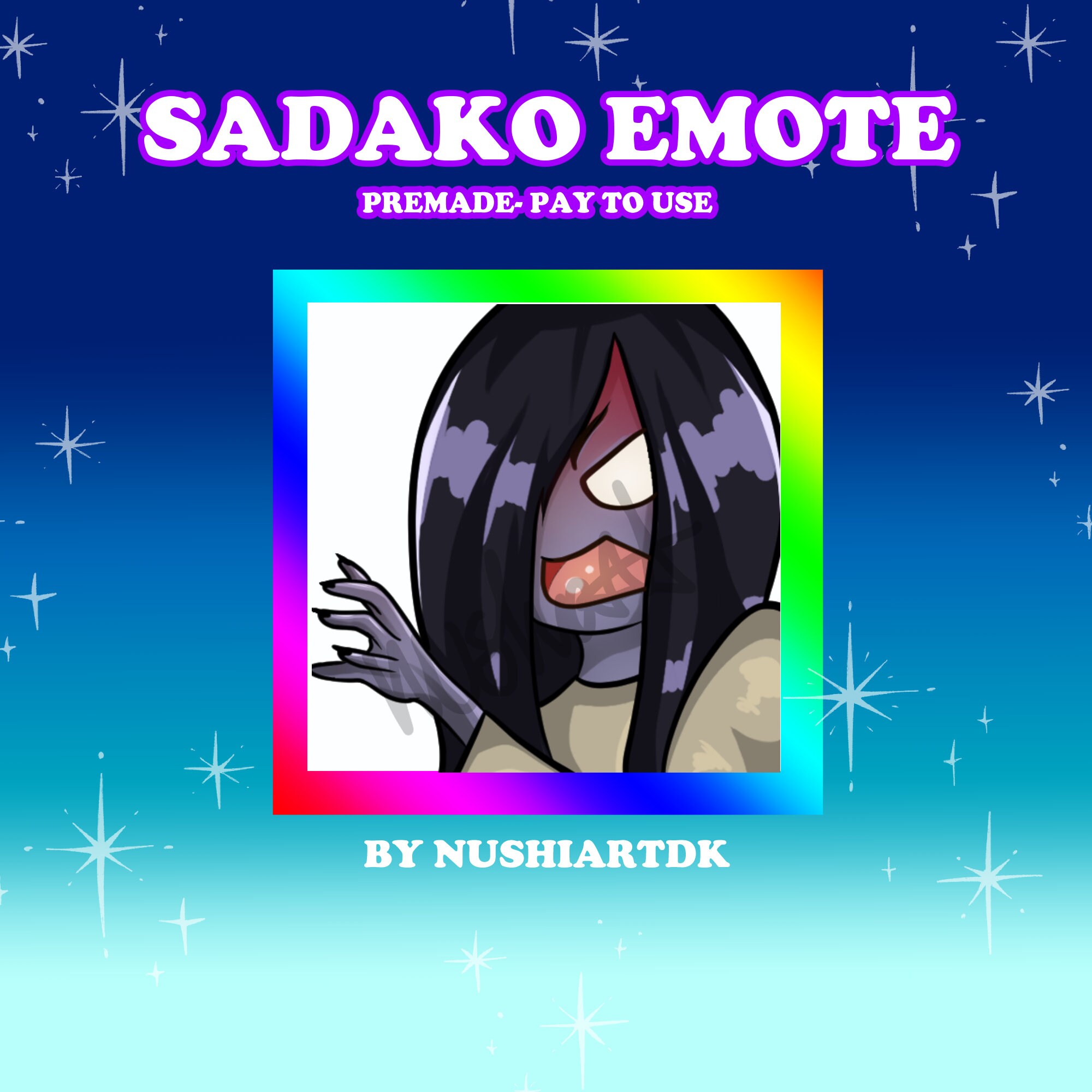 Sadako DBD Angry Emote / Ready to Use / the Ringu / Onryo | Etsy