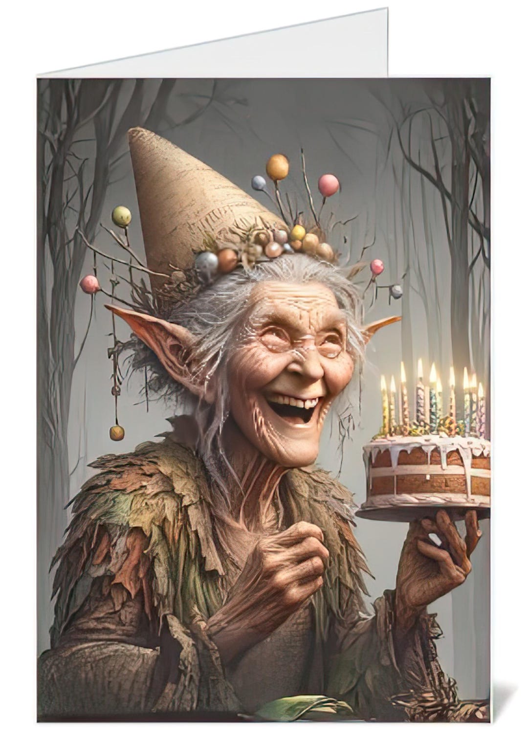 My Date Birthday Card, Fairy Story Card, Unique Birthday Card - Etsy