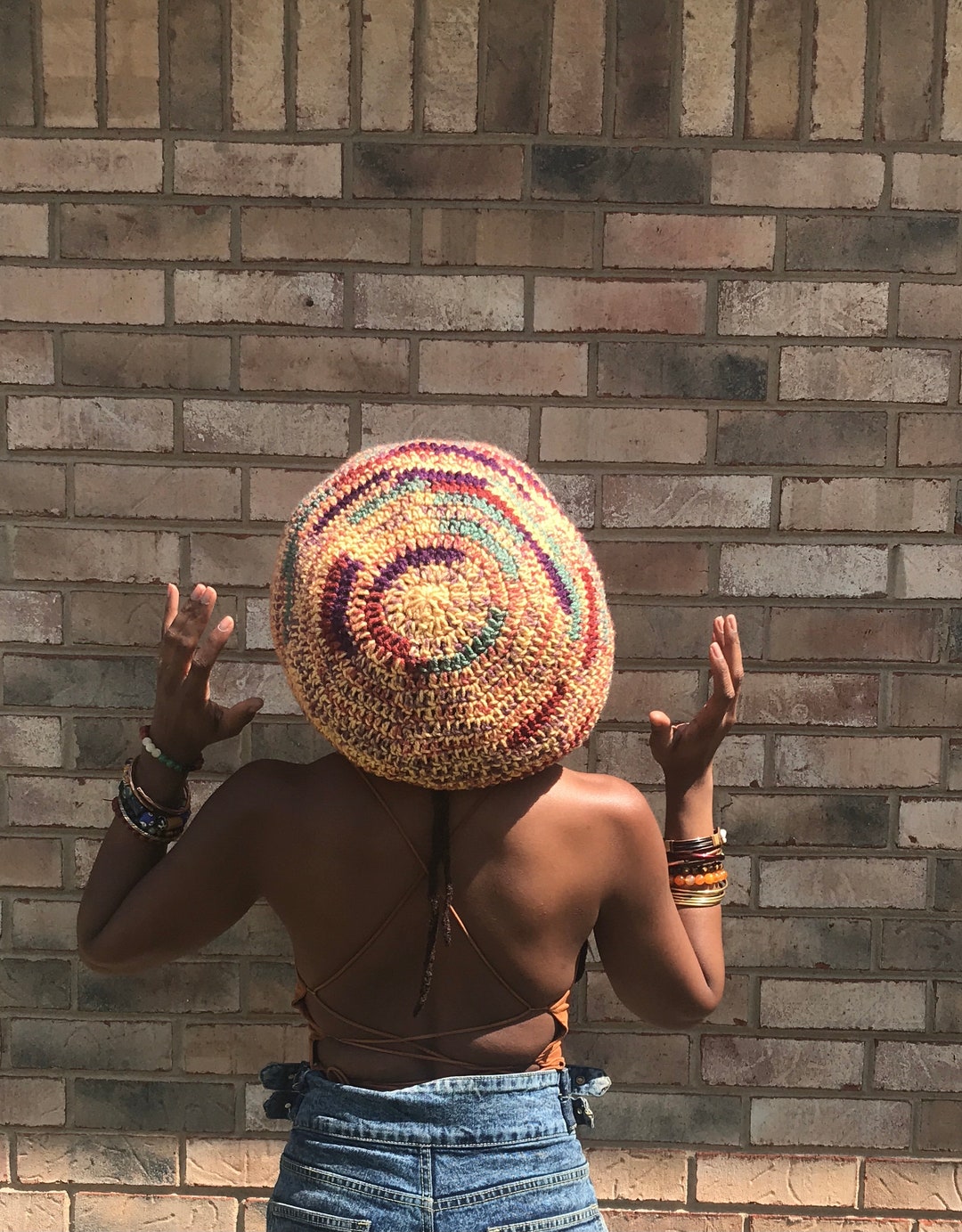 Jazzy Strip Dreadlock Tam, Dreadlock Hat, Dreadlock Beanie - Etsy