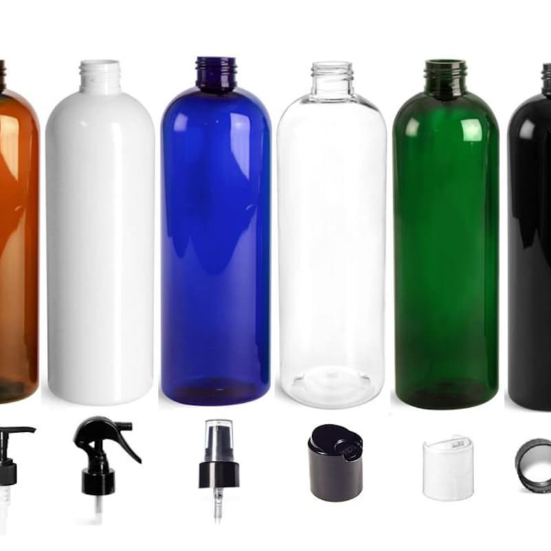Empty Plastic Round Bottle - Etsy