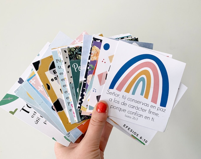 24 SPANISH Scripture cards, woman card, printable, encouragement bible ...