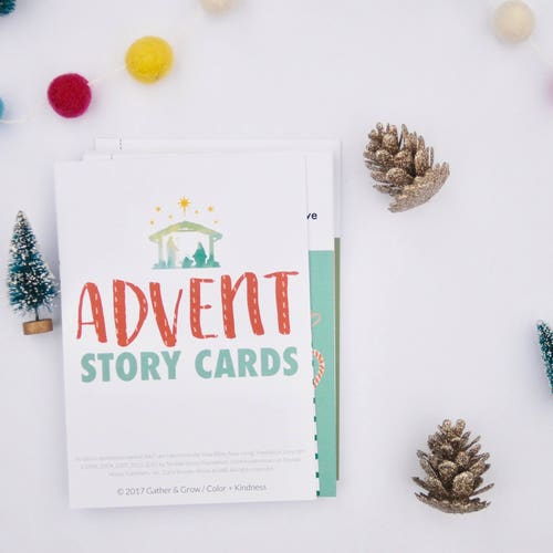 Advent Calendar Printable Advent Story Christmas Countdown | Etsy