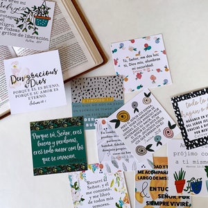 Spanish Scripture Cards: Bible Verse Memorization (digital Download) - Etsy