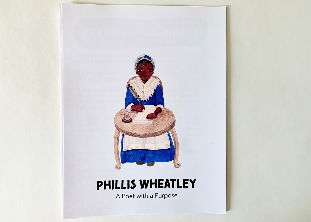 Phillis Wheatley Biography Unit: Poetry Study for Kids (digital ...
