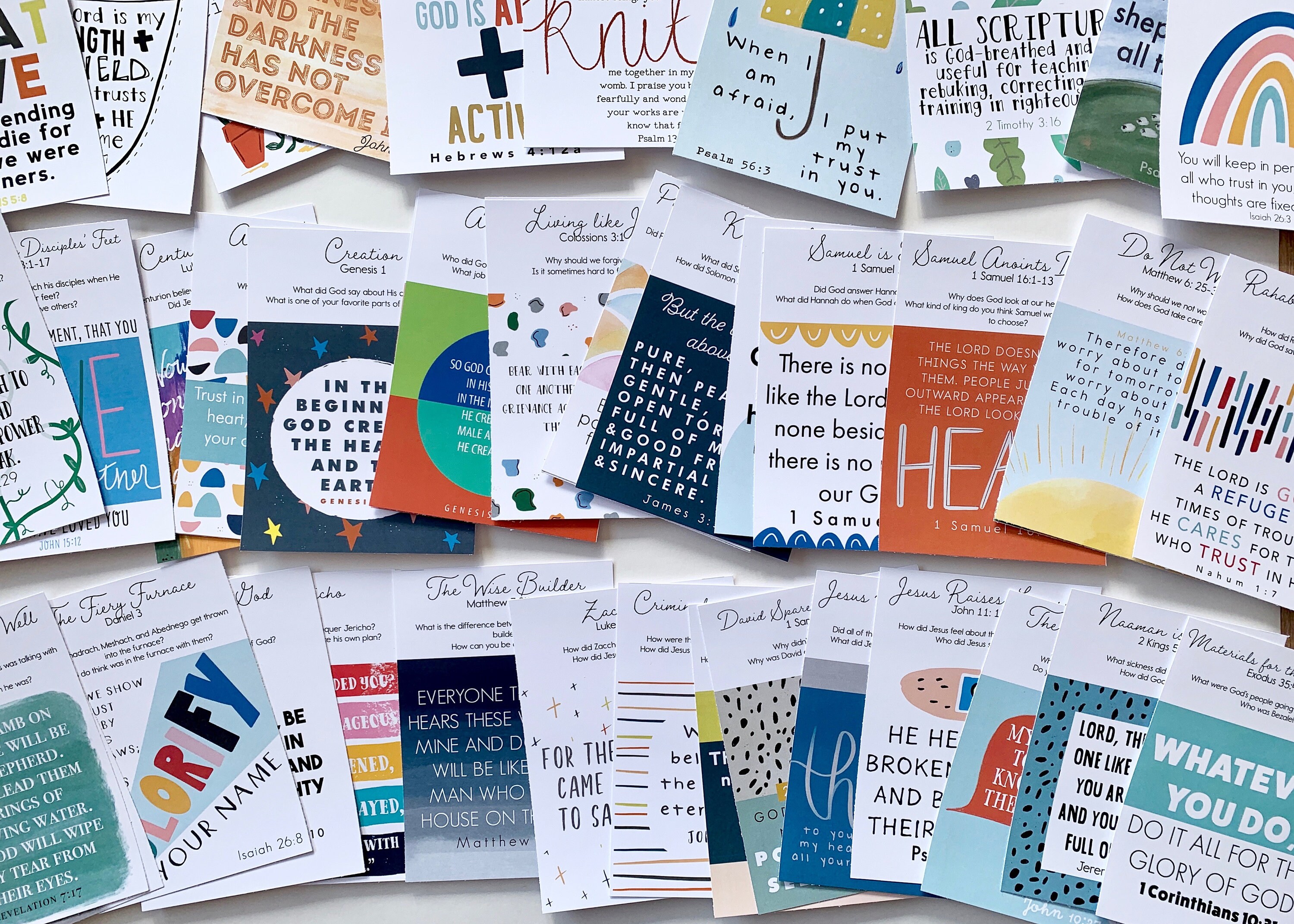 Bible Devotional Cards for Kids — Color + Kindness