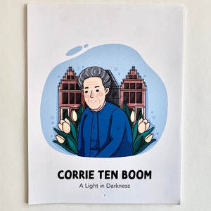 Corrie Ten Boom Biography Unit, WW2, Christian Biography Study, Mini ...