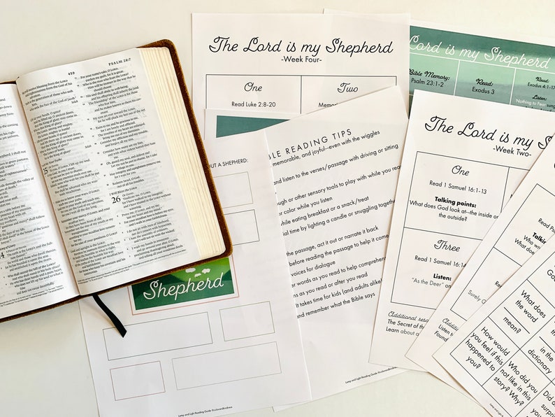 Bible Reading Plan and Calendar for Families Devotional | Etsy