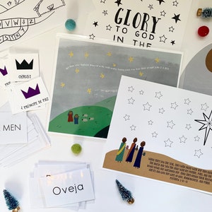 Christmas Learning Game Pack for Kids, English/spanish Christmas ...