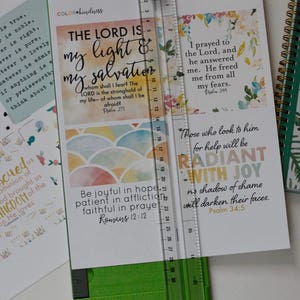 Watercolor Scripture Cards, Set of 8, Verses About Light and Hope ...