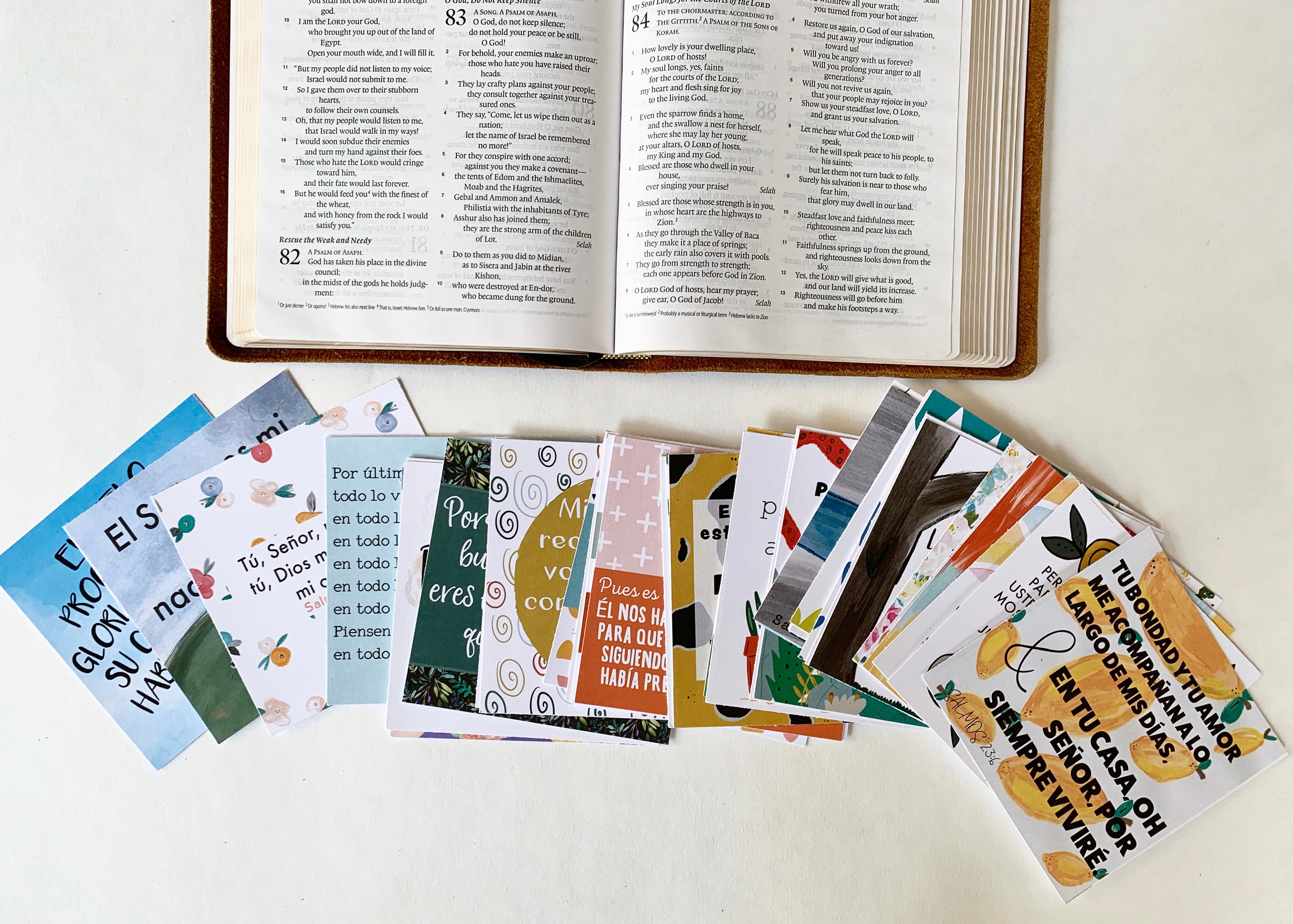 Spanish Scripture Cards: Bible Verse Memorization (digital Download) - Etsy