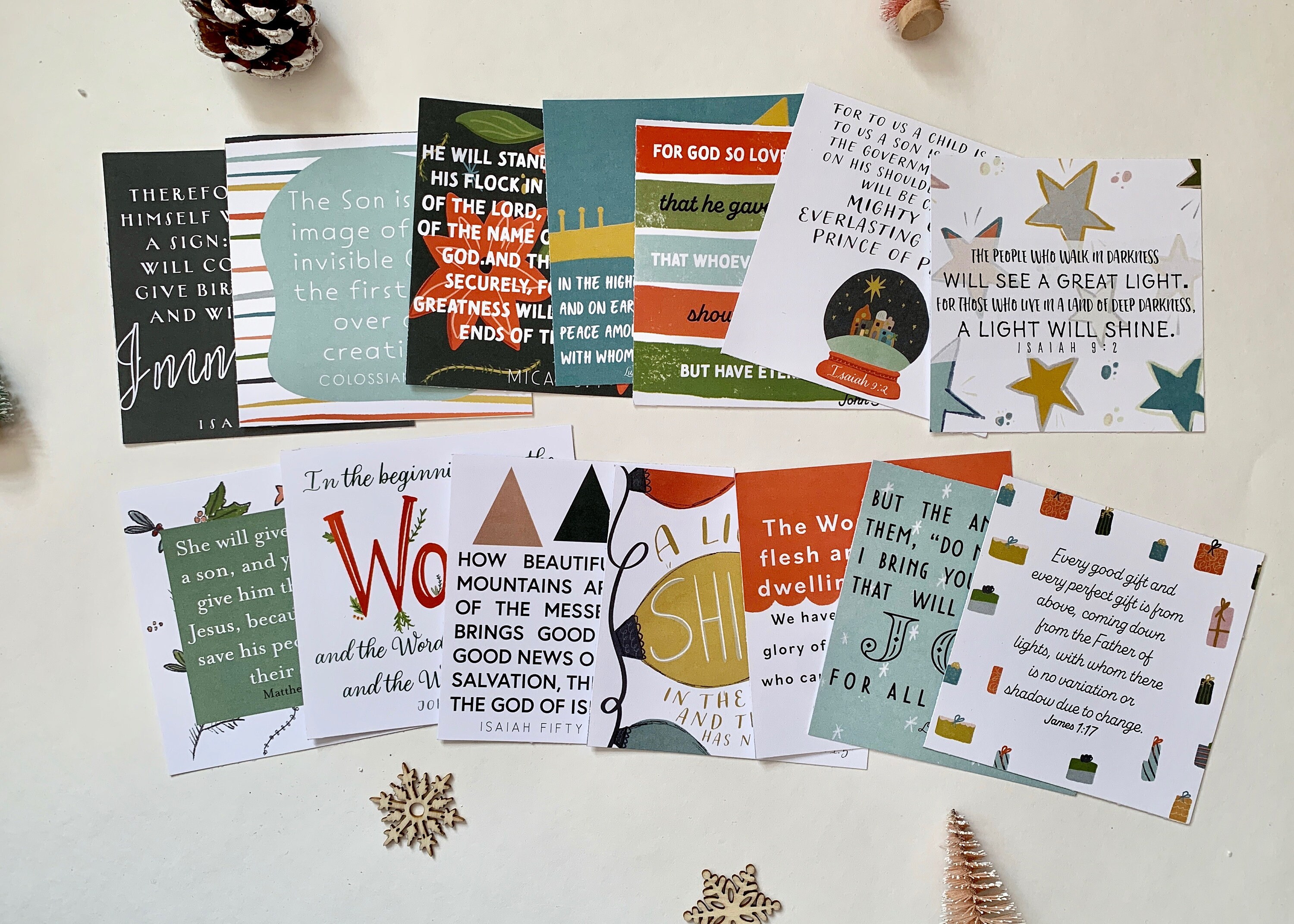 Christmas Bundle, Advent Activities for Kids, Christmas Scripture Cards ...