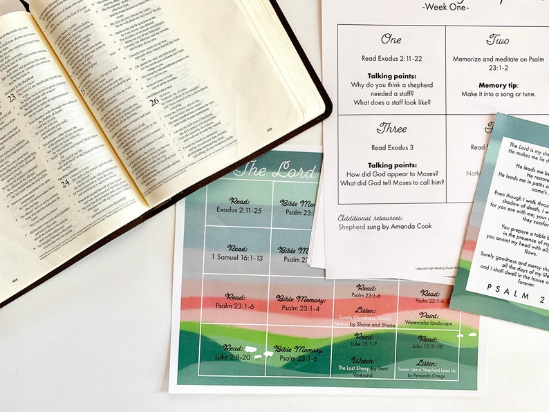 Bible Reading Plan and Calendar for Families Devotional | Etsy
