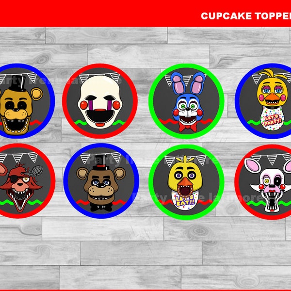 Five Nights at Freddys Cupcake - Etsy