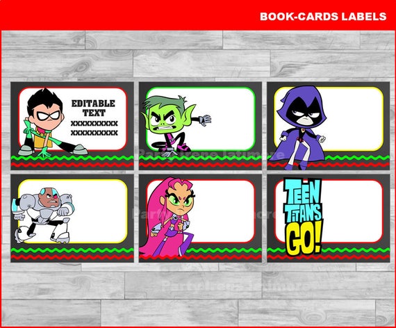 Teen Titans Go Names