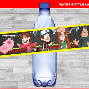 Gravity Falls Water Bottle Labels Instant Download, Gravity Falls ...