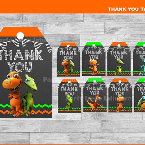 Editable Dinosaur Thank You Card Instant Digital Download - Etsy