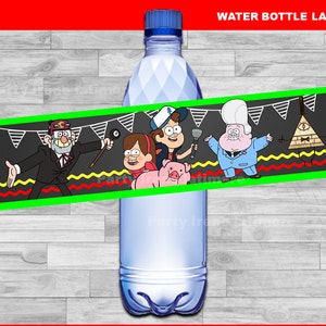 Gravity Falls Water Bottle Labels Instant Download, Gravity Falls ...