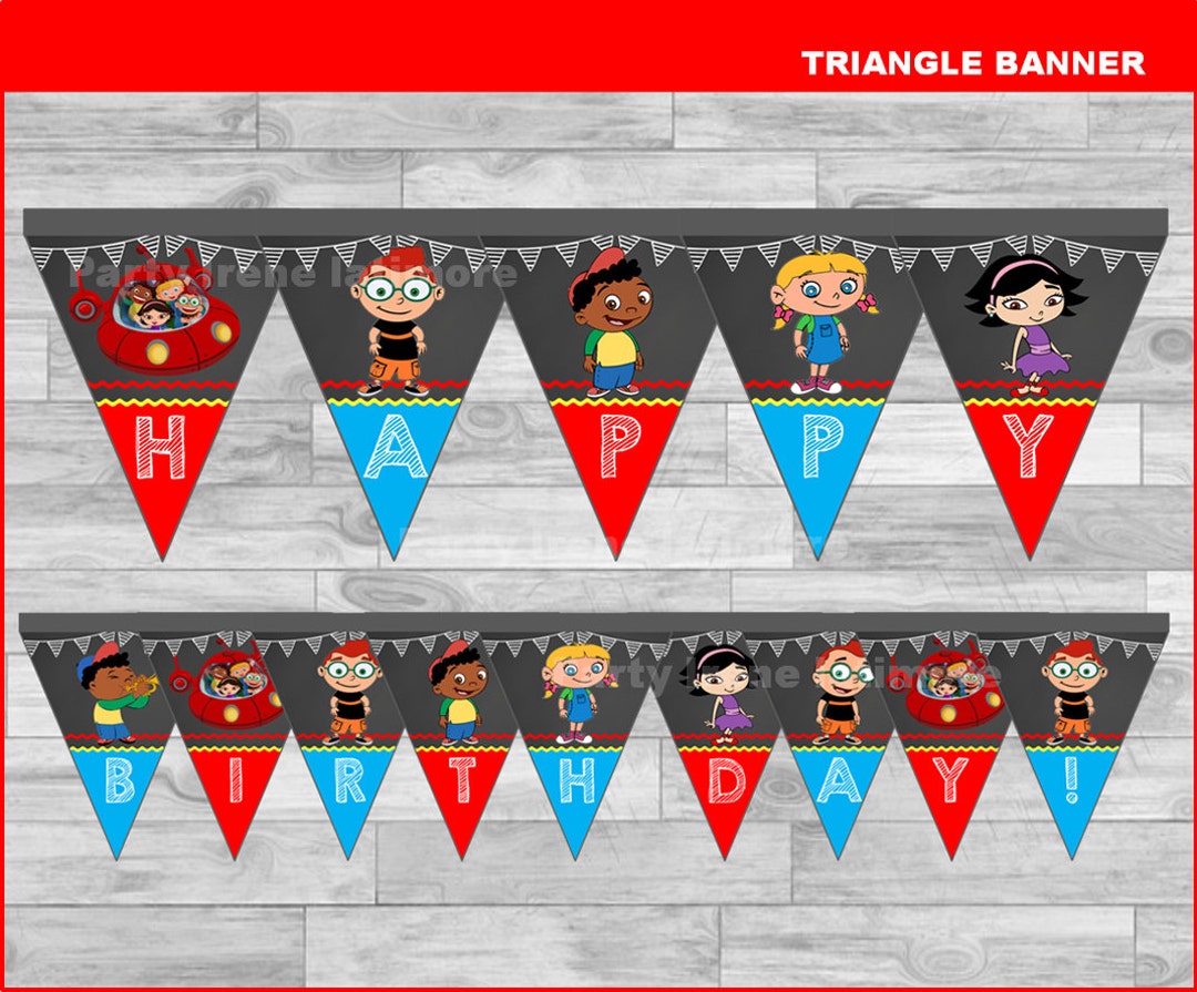 Little Einsteins Triangle Banner Instant Download, Little Einsteins ...