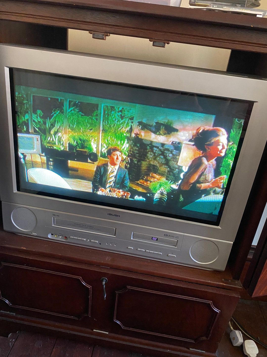 Bush Retro Tv With Vhs Video and Inbuilt Dvd With SCART Sockets for ...