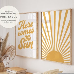 Retro Sun - Etsy