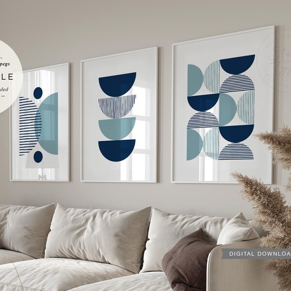 Geometric Print Art - Etsy