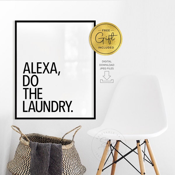 Funny Laundry Room Wall Art - Etsy