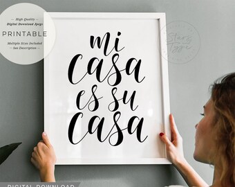 Mi Casa Sign - Etsy