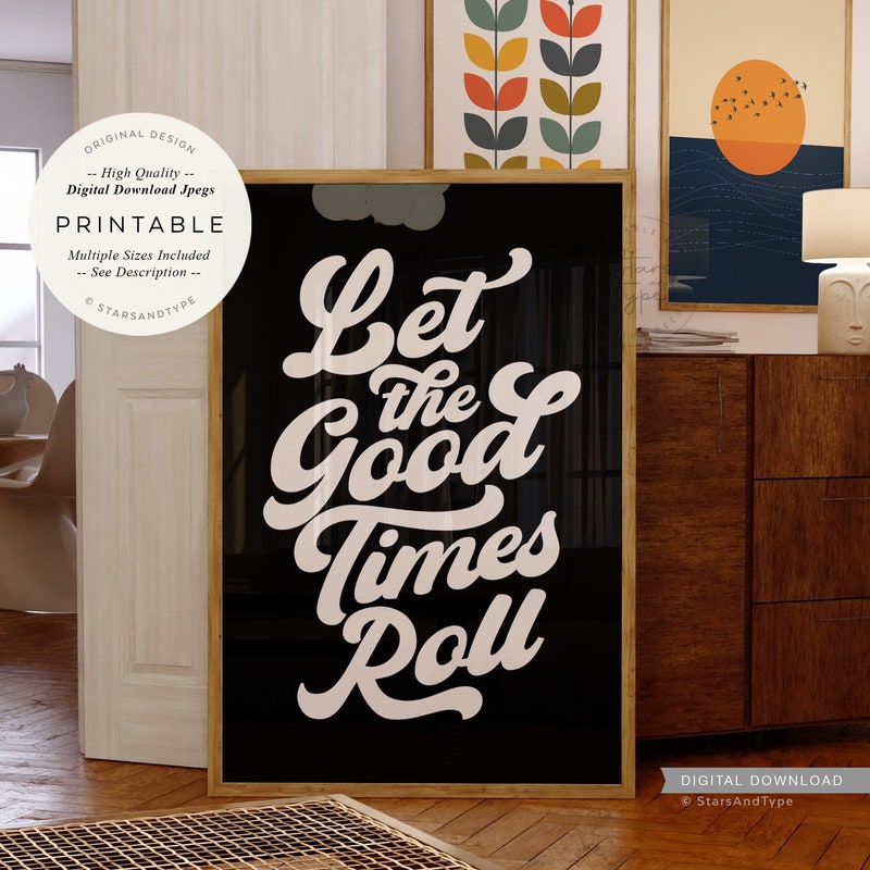 Good Times Sign - Etsy