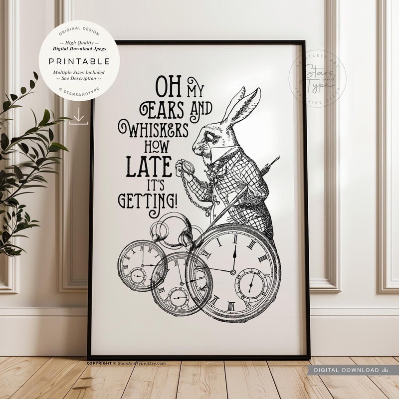 White Rabbit Watch - Etsy
